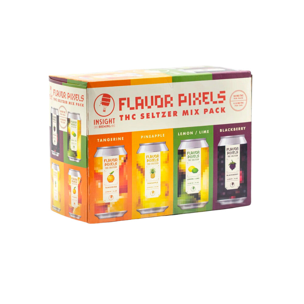 Insight THC Drink 12-Pack – 5mg Δ9 per Can – Blackberry, Pineapple ...